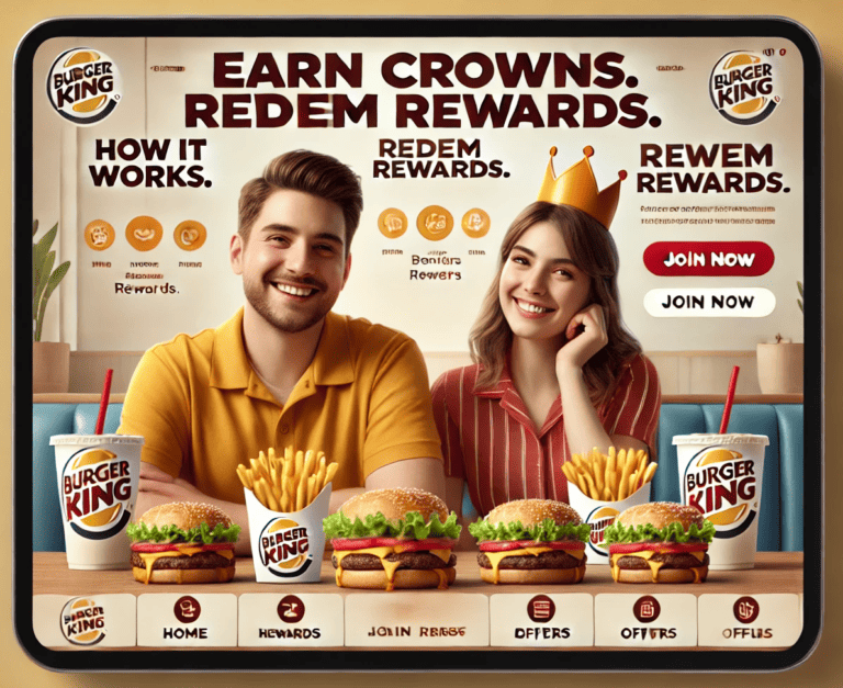 Burger King Rewards 2025 – Royal Perks & Free Whopper Crowns